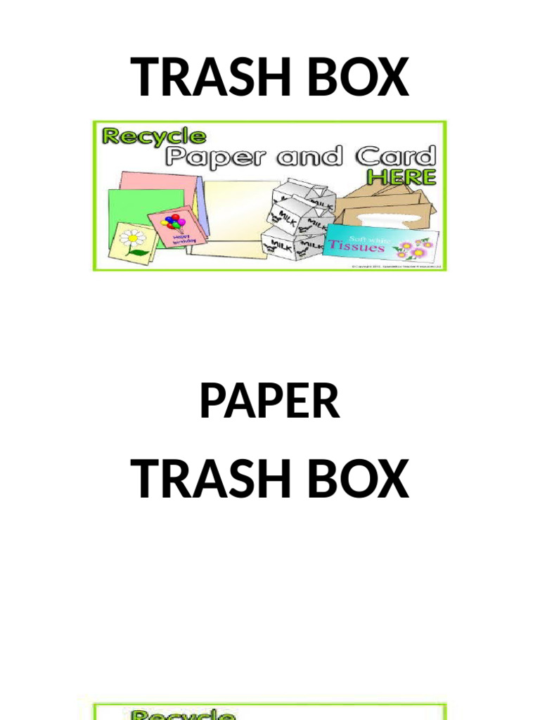 Trash Box | PDF