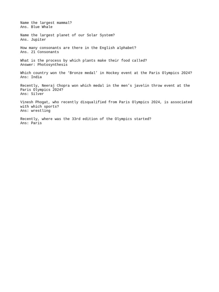 Quiz Mix | PDF