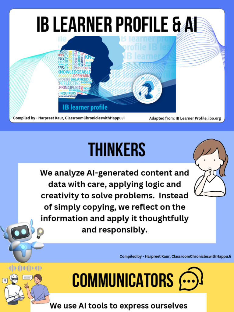 IB Learner Profile and AI Integration | PDF | Artificial Intelligence ...