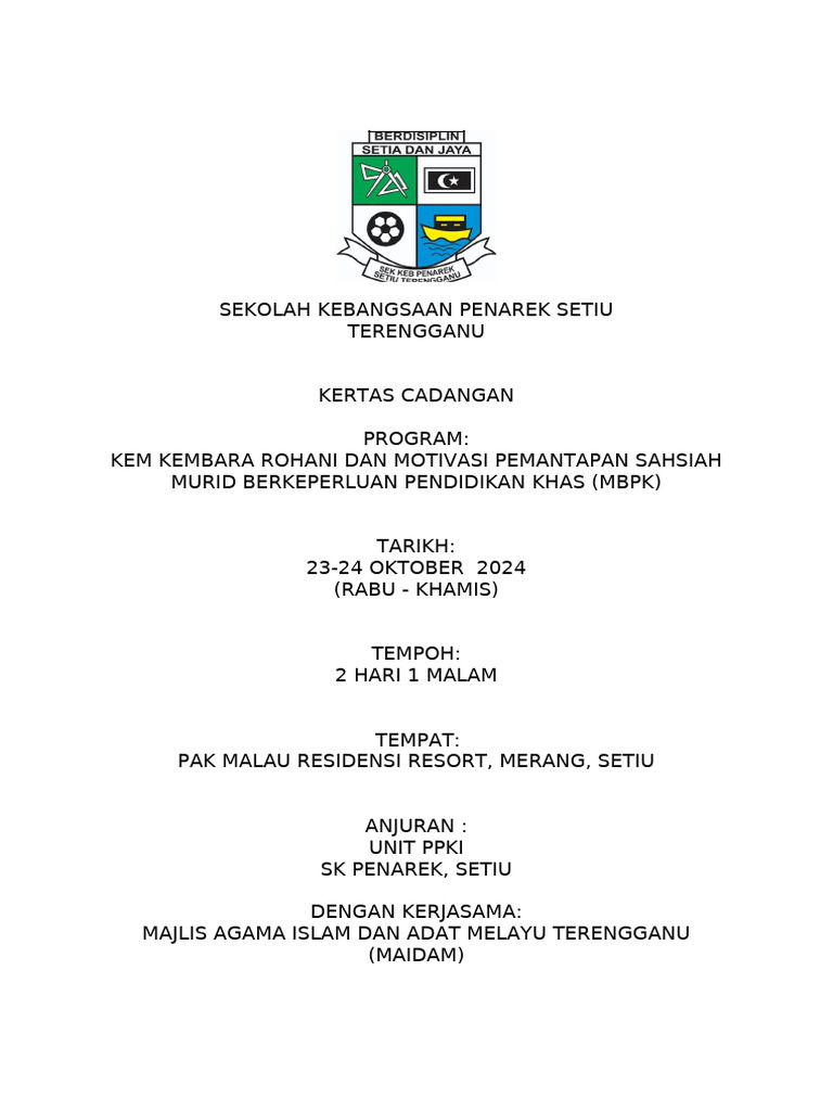 Kem Kembara Rohani MBPK di Pak Malau | PDF
