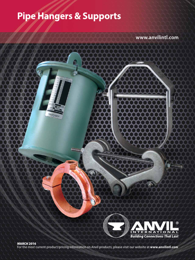 Pipe Hangers | PDF | Pipe (Fluid Conveyance) | Screw