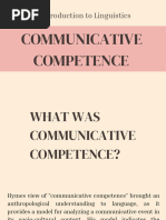 Discourse Competence | PDF | Linguistics | Communication