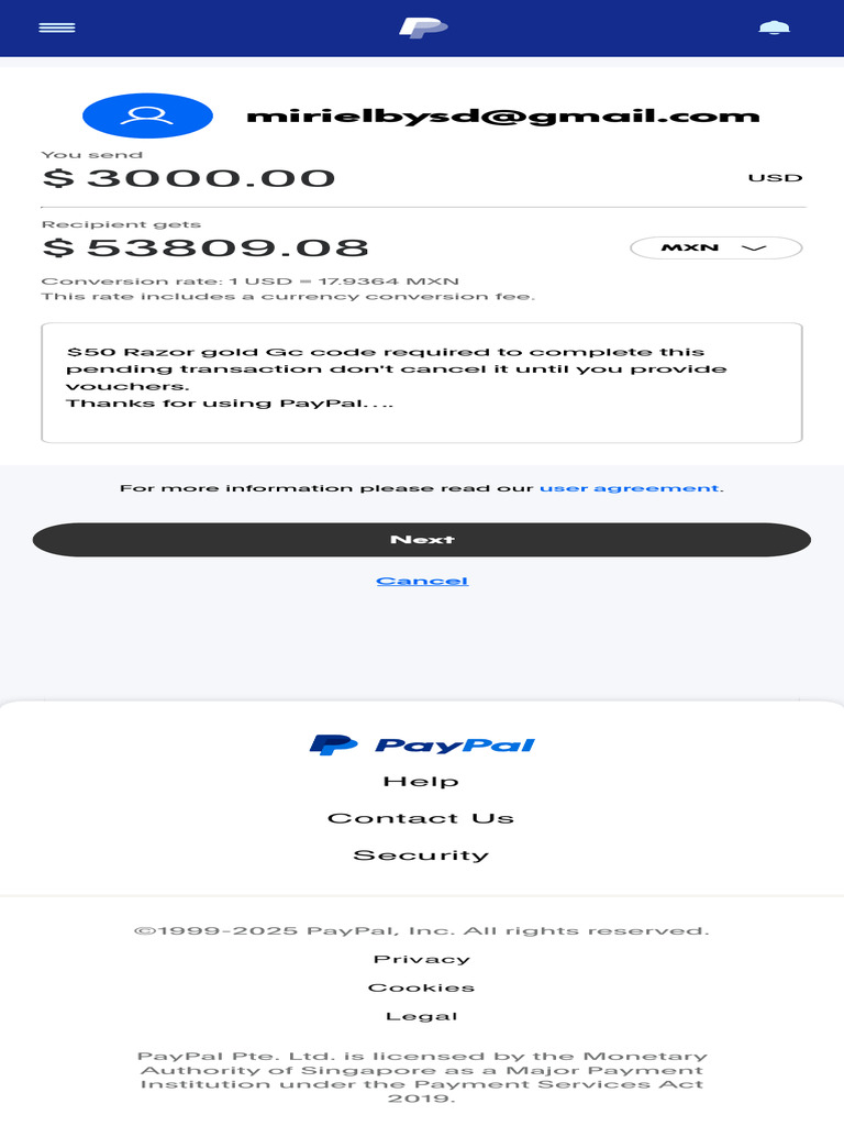 PayPal Transaction Summary and Fees | PDF