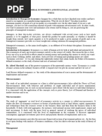 Managerial Economics - MBA I Semester Notes | PDF | Economics ...