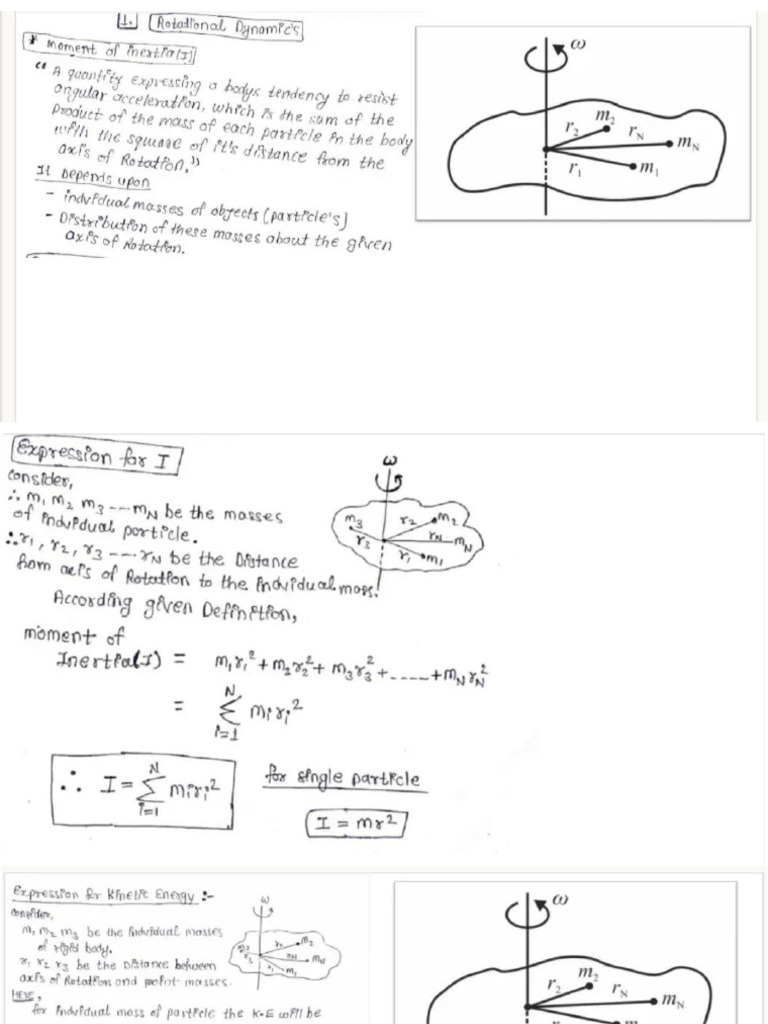 Chapter 1. Rotational Dynamics | PDF