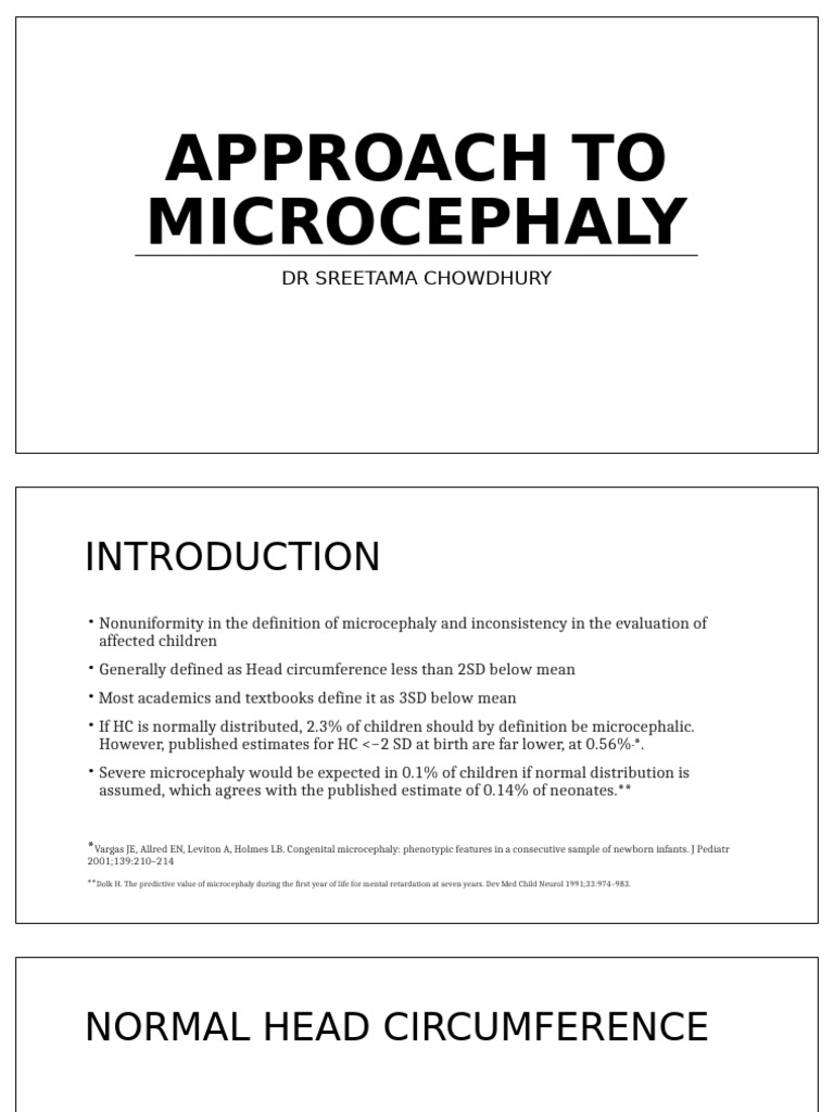 APPROACH TO MICROCEPHALY | PDF | Neuroscience | Animal Diseases