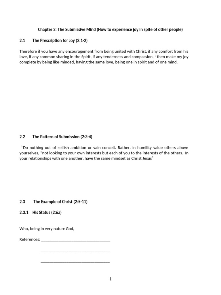 Lesson 3 Philippians 2 Handouts | PDF | Paul The Apostle | Salvation