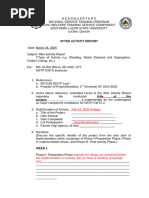 After Activity Report | PDF