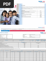 Benefit Illustration: Tata AIA Life Insurance Smart Value Income Plan ...
