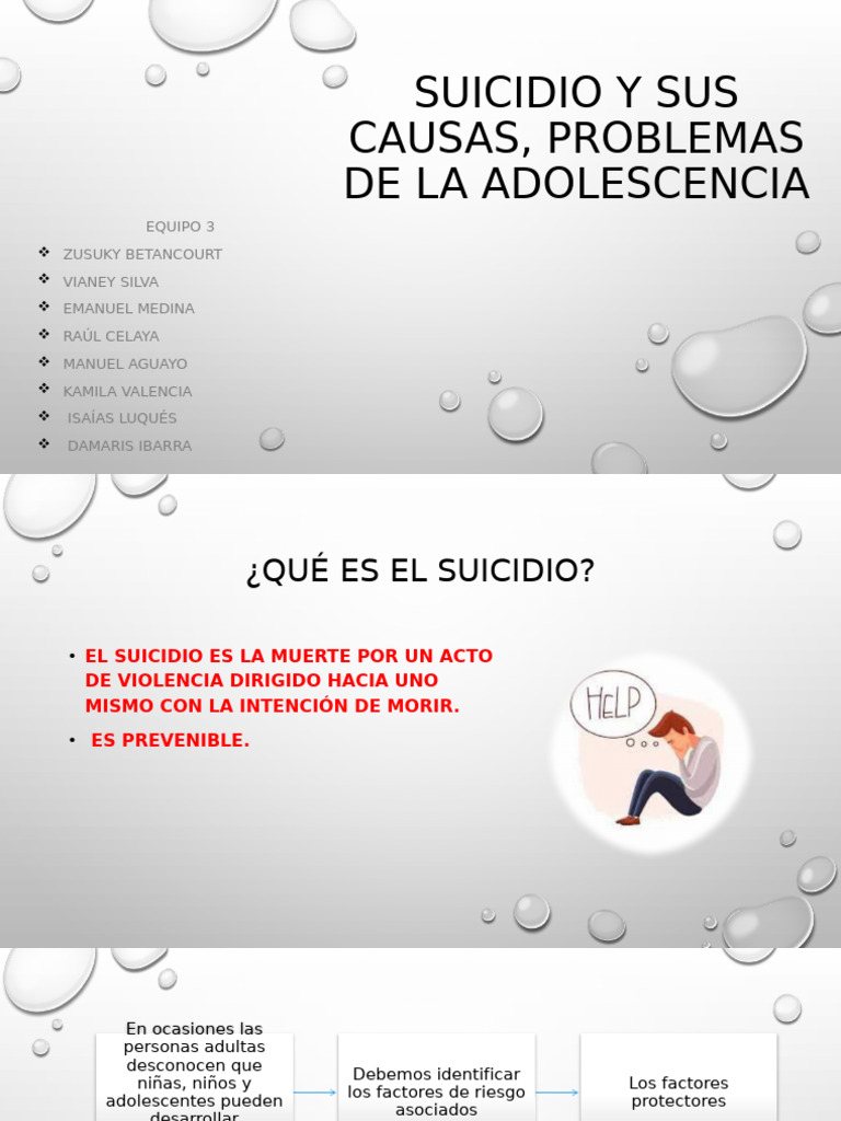 Suicidio y Sus Causas, Problemas | PDF | Suicidio | Ciencias del ...