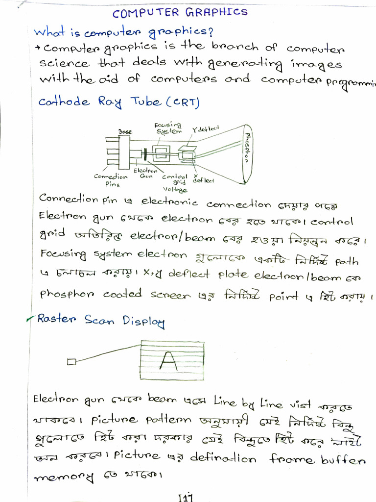 Cse 341 Computer Graphics Mid | PDF | Multidimensional Signal ...