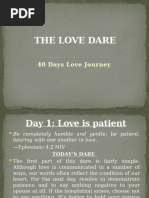 40 Day Love Dare Challenge Guide | PDF | Wife | Prayer