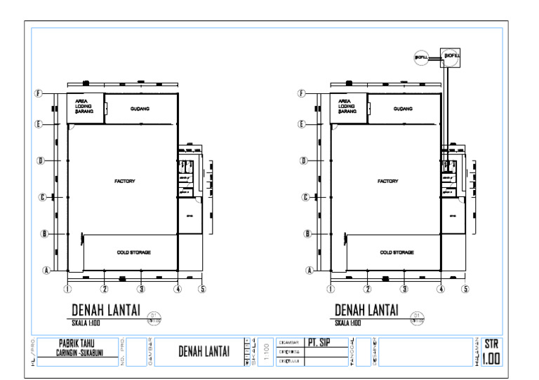 Denah Office Dan Toilet | PDF