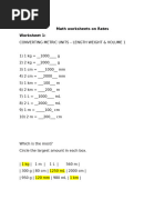 Grade 3 Measuring Mass Worksheet | PDF