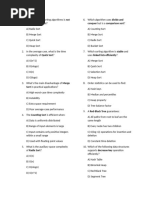 DSA MCQs For Placement | PDF | Time Complexity | Algorithms And Data ...