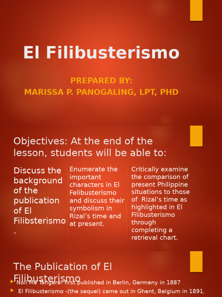 El Filibusterismo: Characters & Themes | PDF | Spanish East Indies