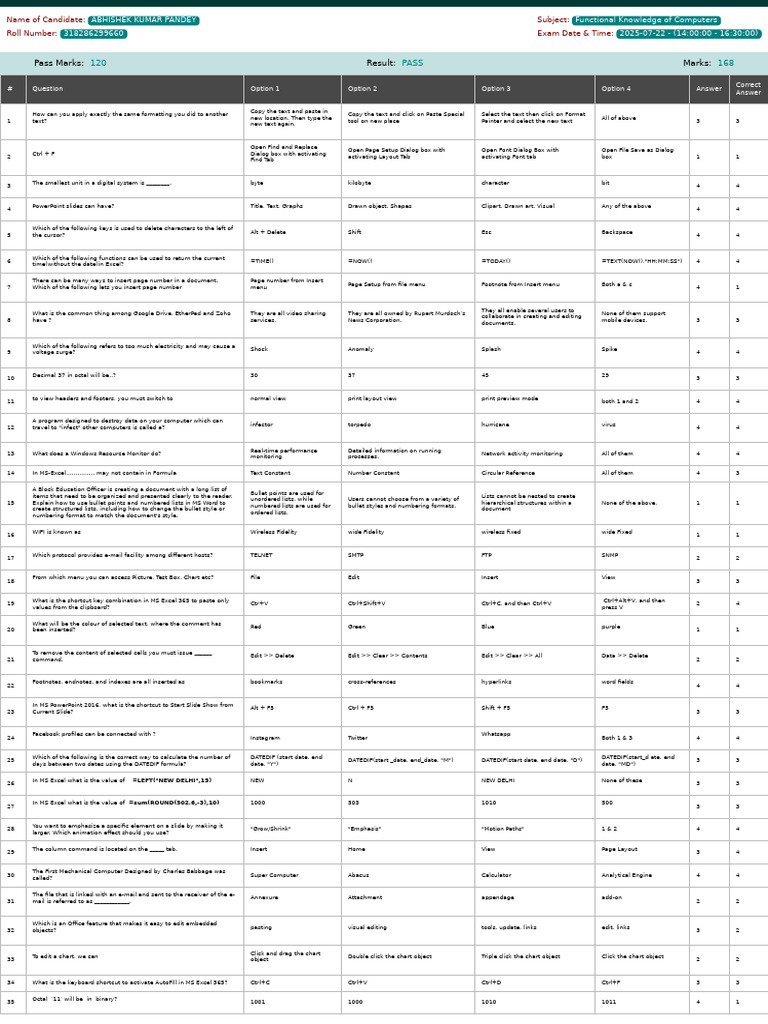 Uploads Bor 318286299660 Exam-Report-3417-51688 | PDF | Microsoft Excel ...