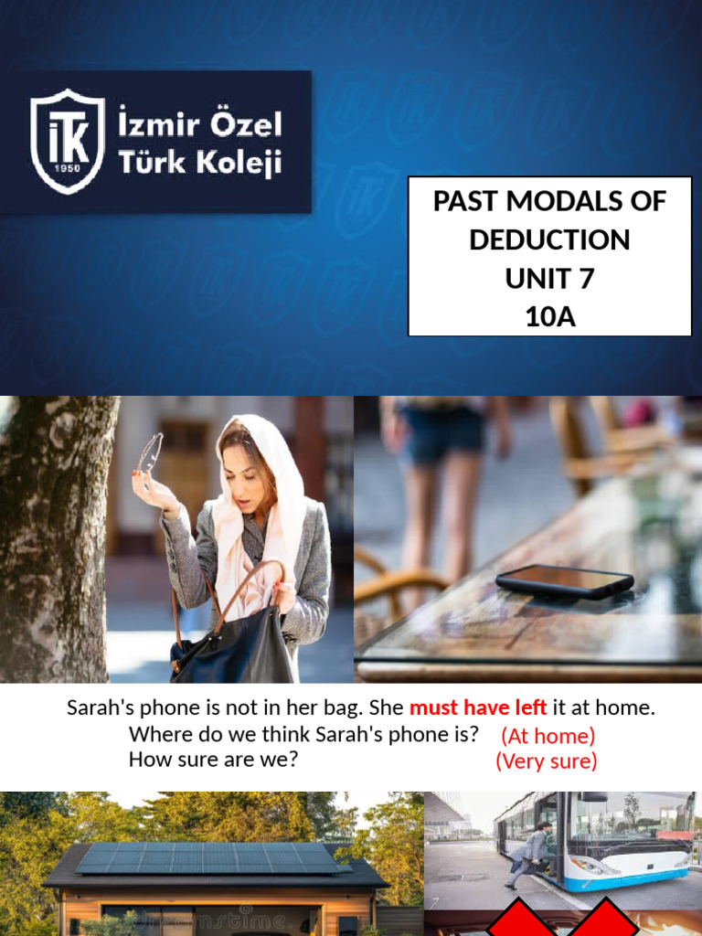 Past Modals of Deductions | PDF
