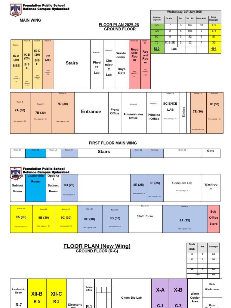 Floor Plan DCH 2025-26 | PDF