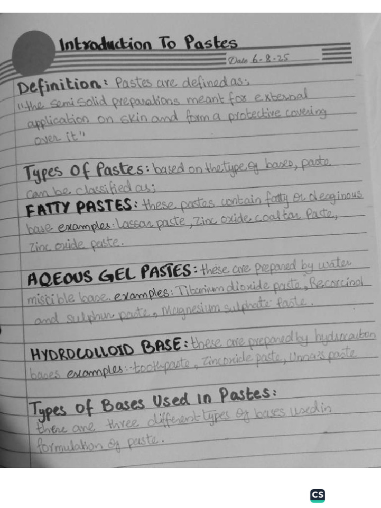 Introduction To Paste | PDF