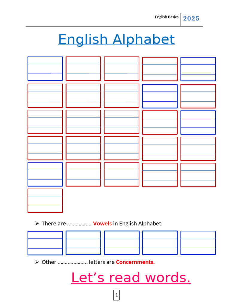 English Alphabet | PDF