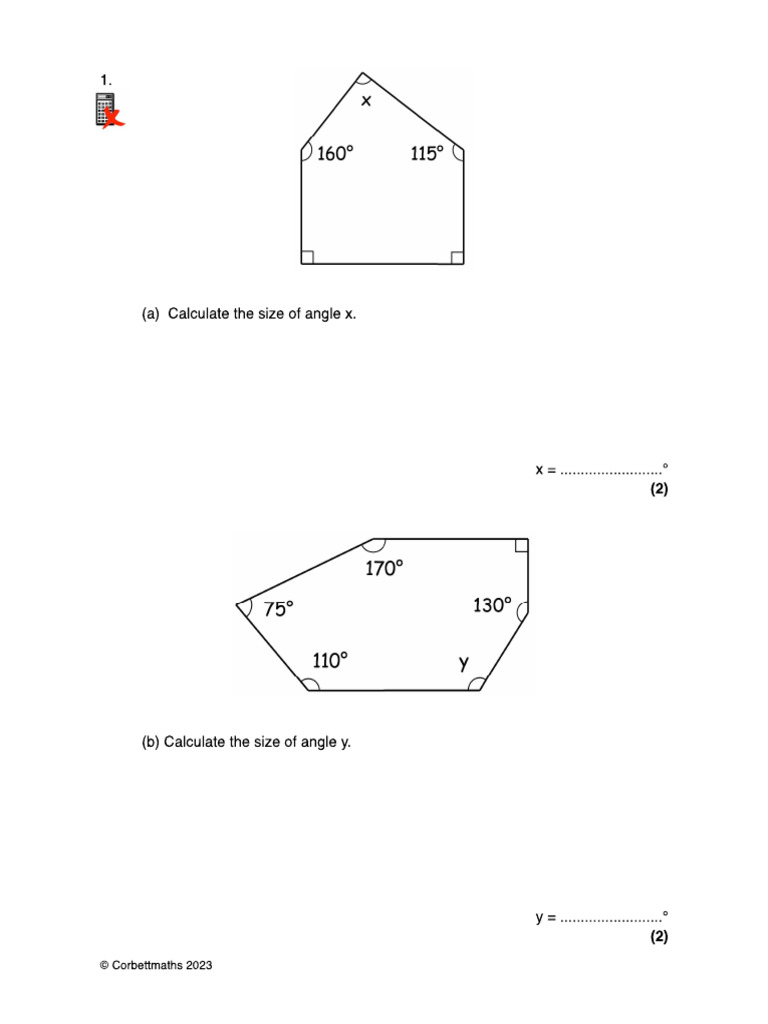 Angles & Polygon | PDF