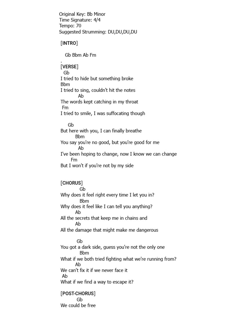 K-Pop Demon Hunters Lyrics & Chords | PDF | Song Structure | Songs