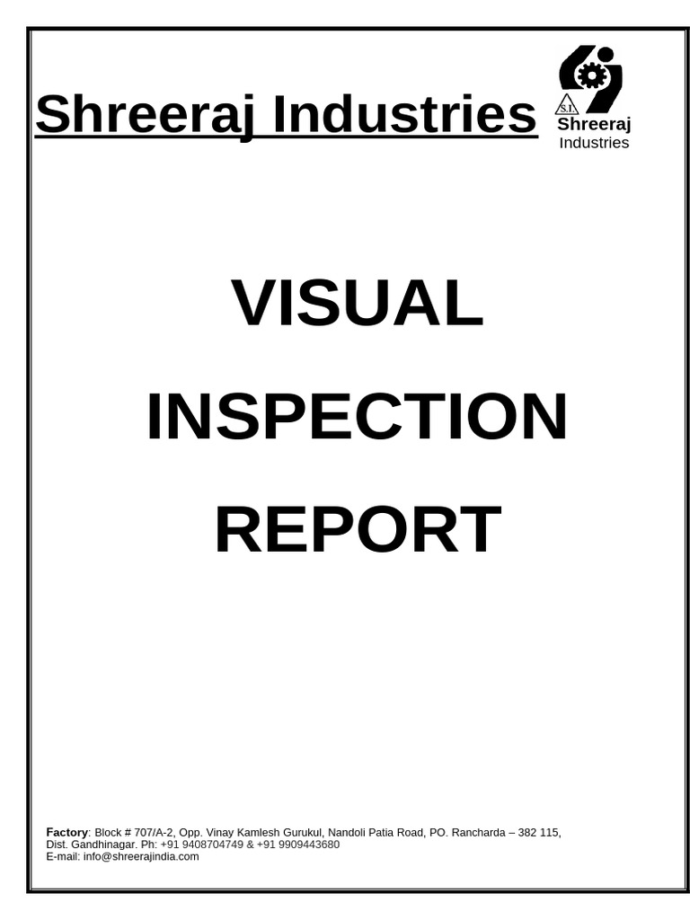 6 Visual Inspection Report | PDF