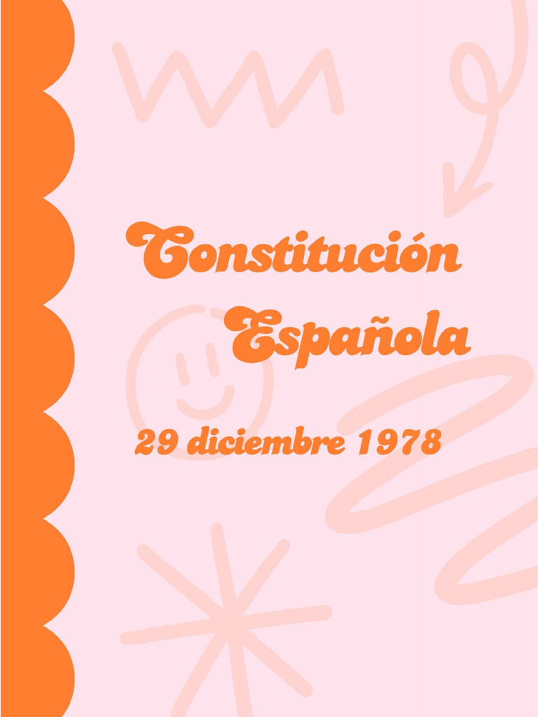 Estructura de la Constitución Española | PDF | Cortes Generales ...
