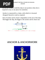 Ship Anchor Parts Diagram | PDF