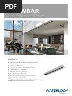 Swegon FlowBar: Aesthetic Air Diffusion | PDF
