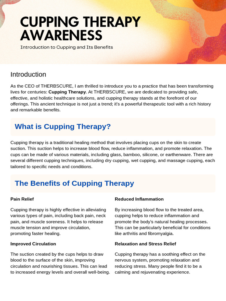 Cupping Therapy Awareness 20250523 212448 0000 | PDF | Health Care ...