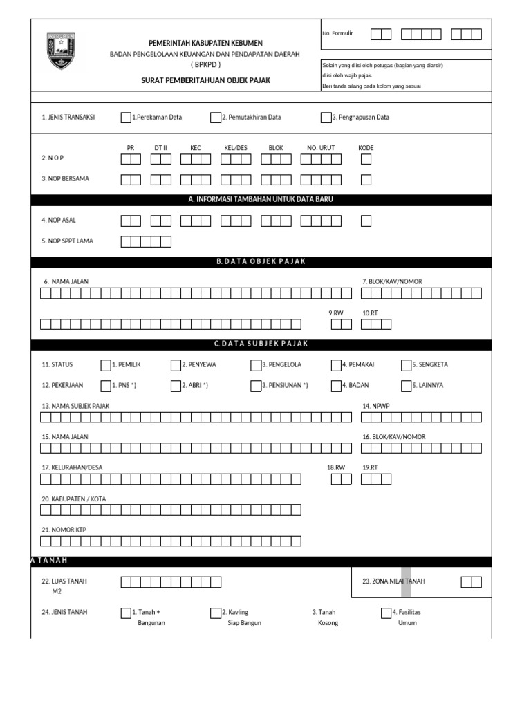 SPOP dan LSPop dalam Pajak Daerah | PDF