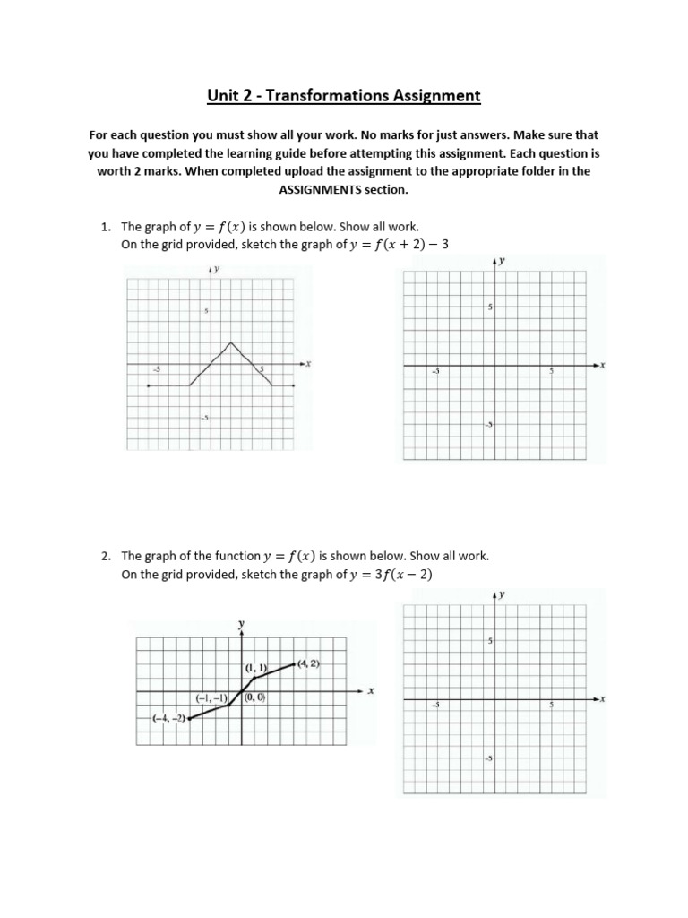 Unit 2 Transformations | PDF