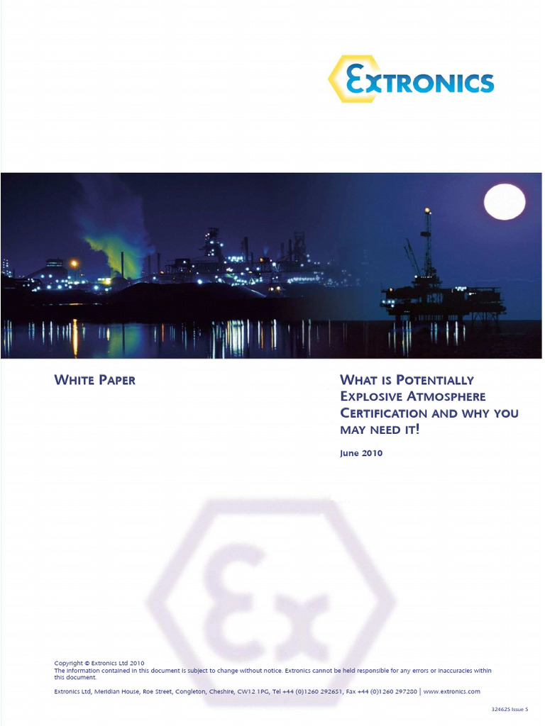 05 Explosive Atmosphere | PDF | Combustion | Chemical Processes