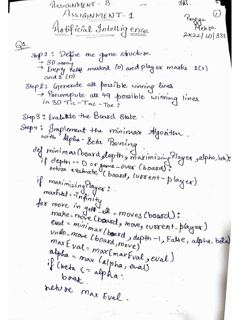 Ai Assignment 1 | PDF
