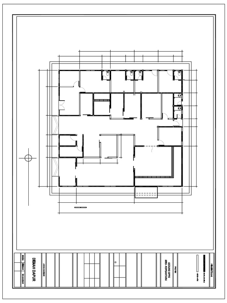 Denah Dapur dan Ruang SPPG 20x20 | PDF