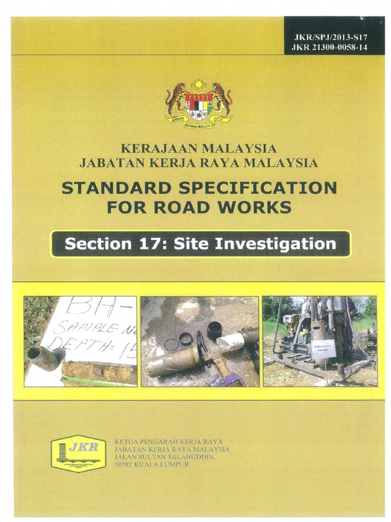 Section 17 - Site Investigation | PDF