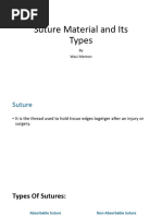 Sutures Comparison Chart | PDF | Surgical Suture | Chemical Substances