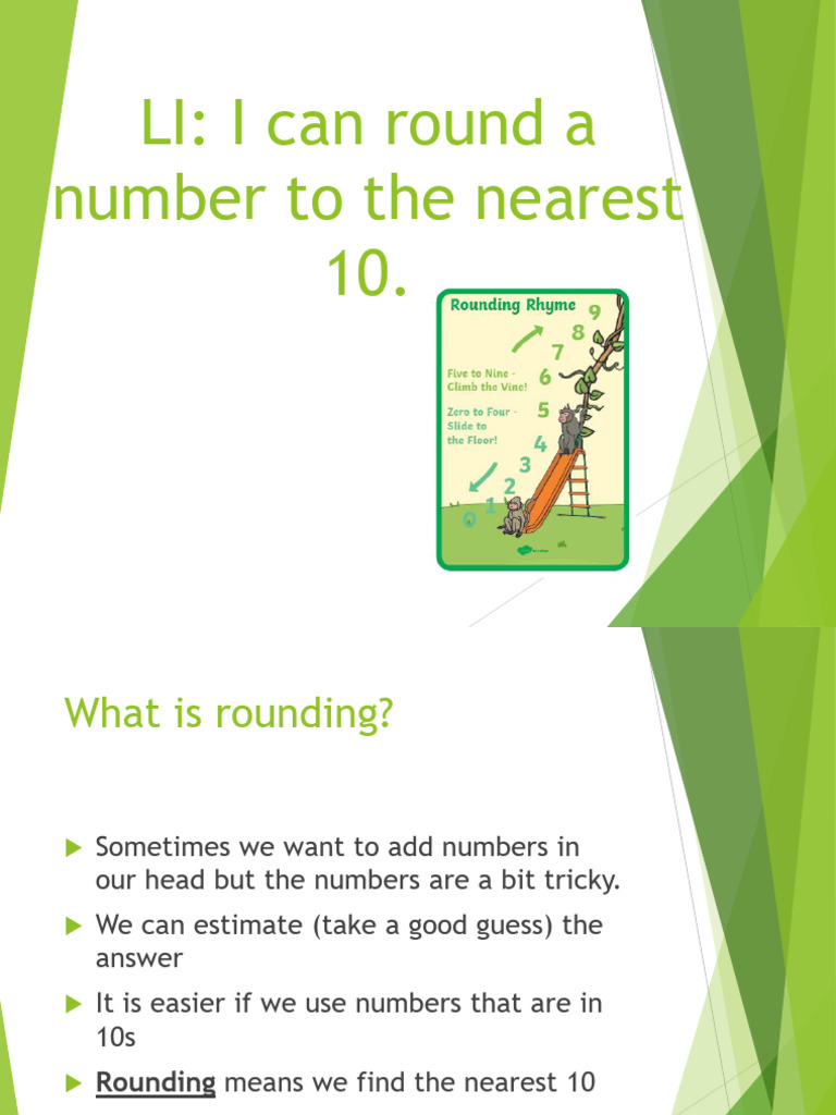 Rounding Numbers to the Nearest Ten | PDF