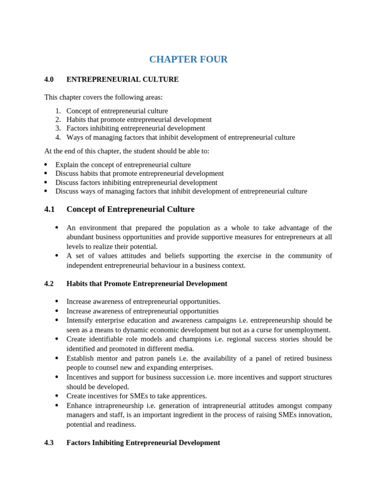 Entrepreneurial Culture | PDF | Partnership | Entrepreneurship