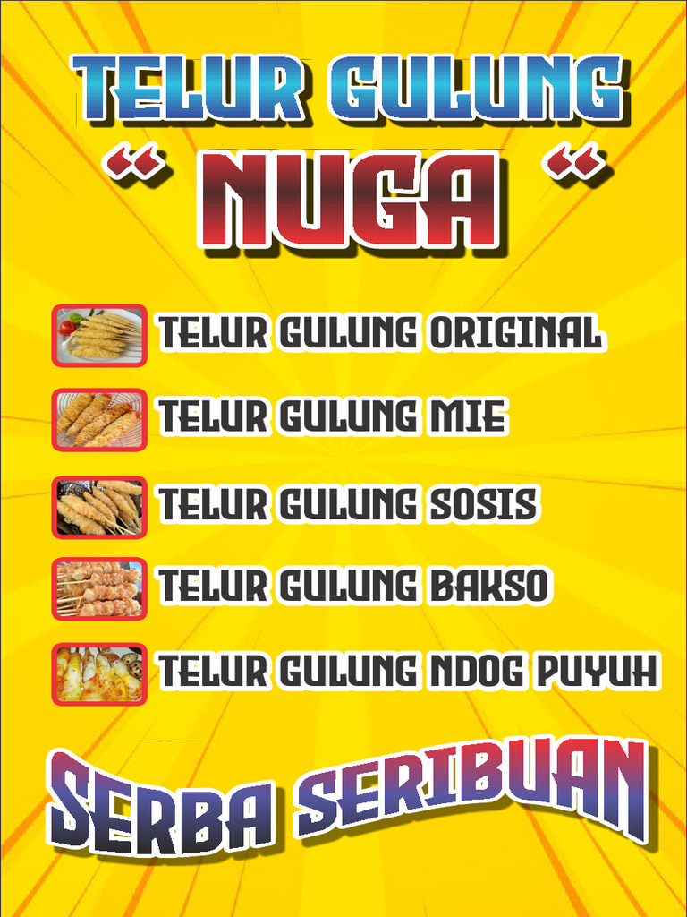 Poster Telur Gulung | PDF
