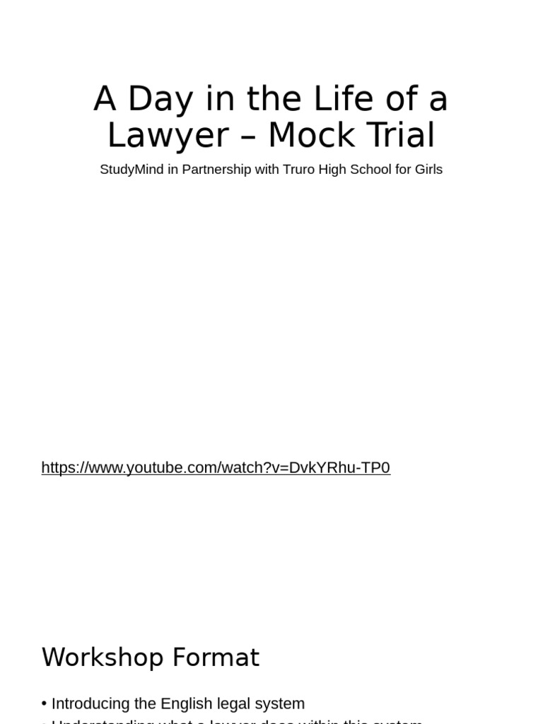Mock Trial Experience for Aspiring Lawyers | PDF | Lawyer | Acquittal