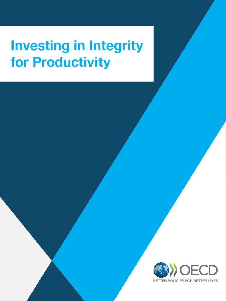 Investing in Integrity For Productivity - OECD | PDF | Economic Growth | Corruption