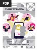 Grade 9 GEC Int Proj 1 2025 - Teacher - S Book-LO Anchor | PDF | Learning | Project Based Learning