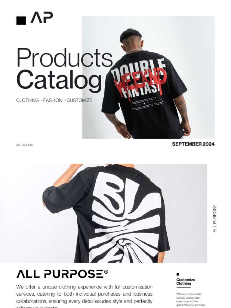 Custom Clothing Catalog September 2024 | PDF | Clothing | Consumer Goods