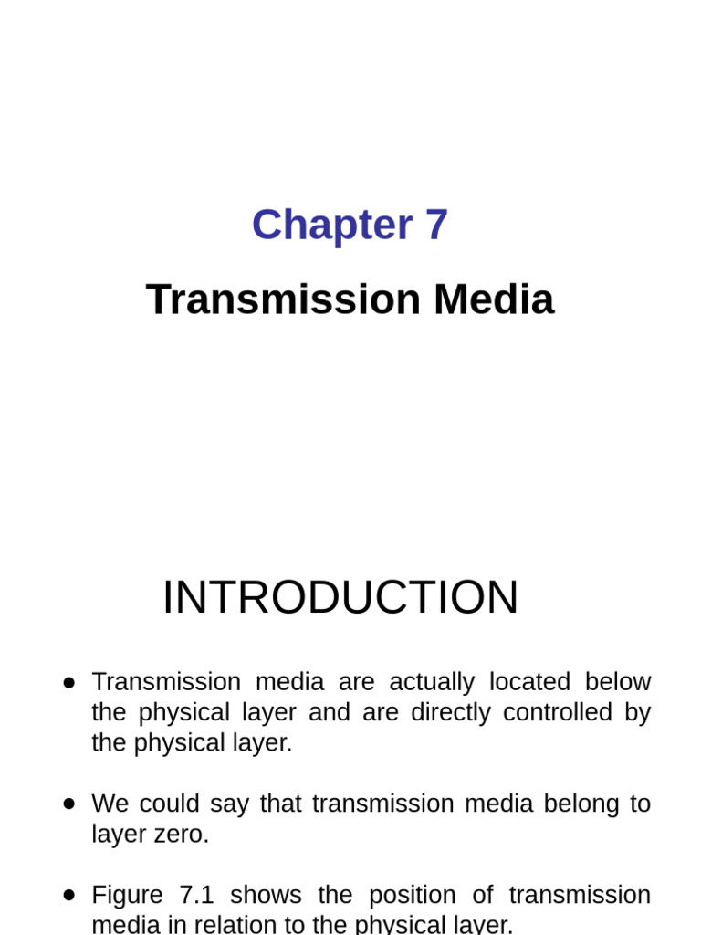 Understanding Transmission Media Types | PDF | Transmission Medium | Radio