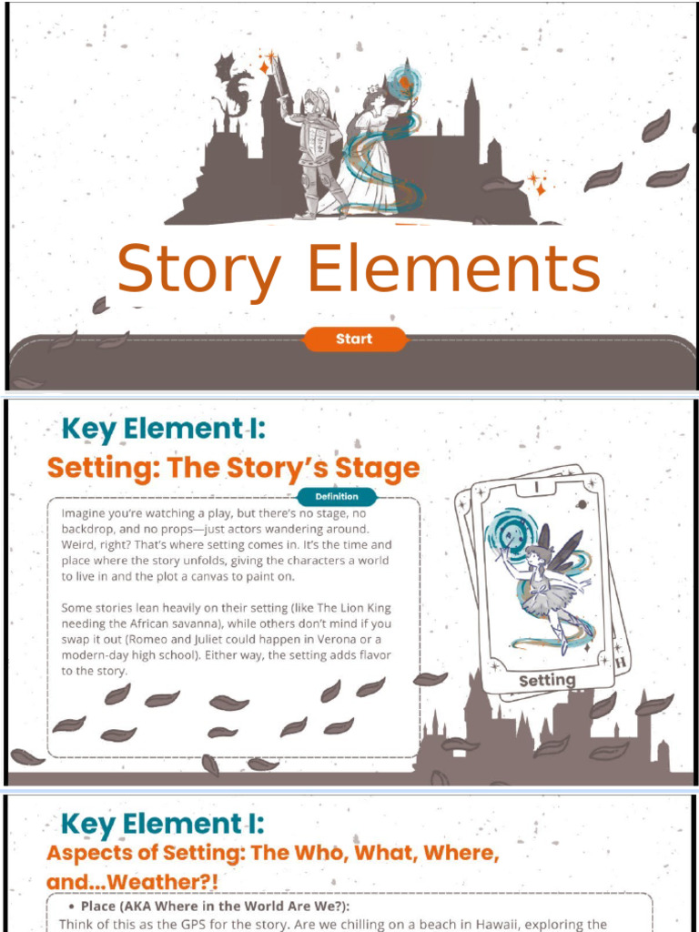 Features of Short Stories, Novels, Dramas and Folklore | PDF