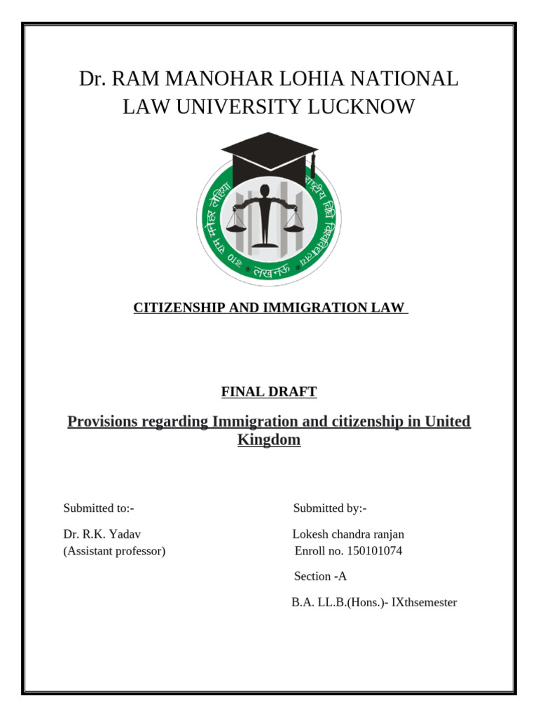 Citizenship and Immigration | PDF | Travel Visa | International Relations