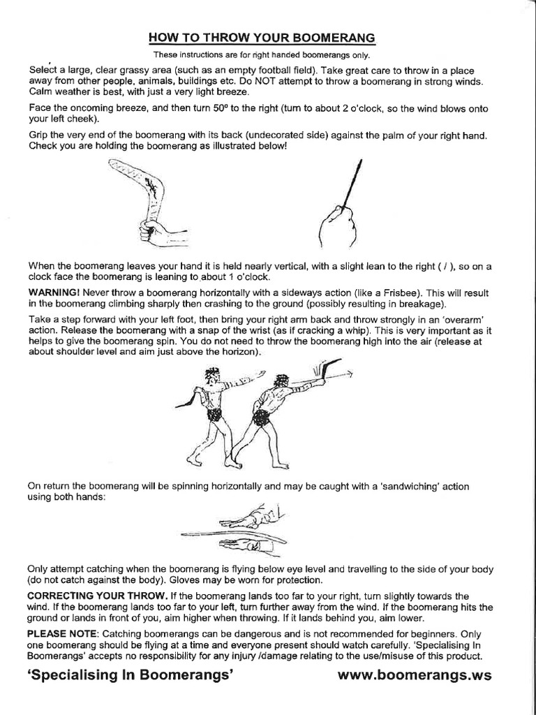 Boomerang | PDF